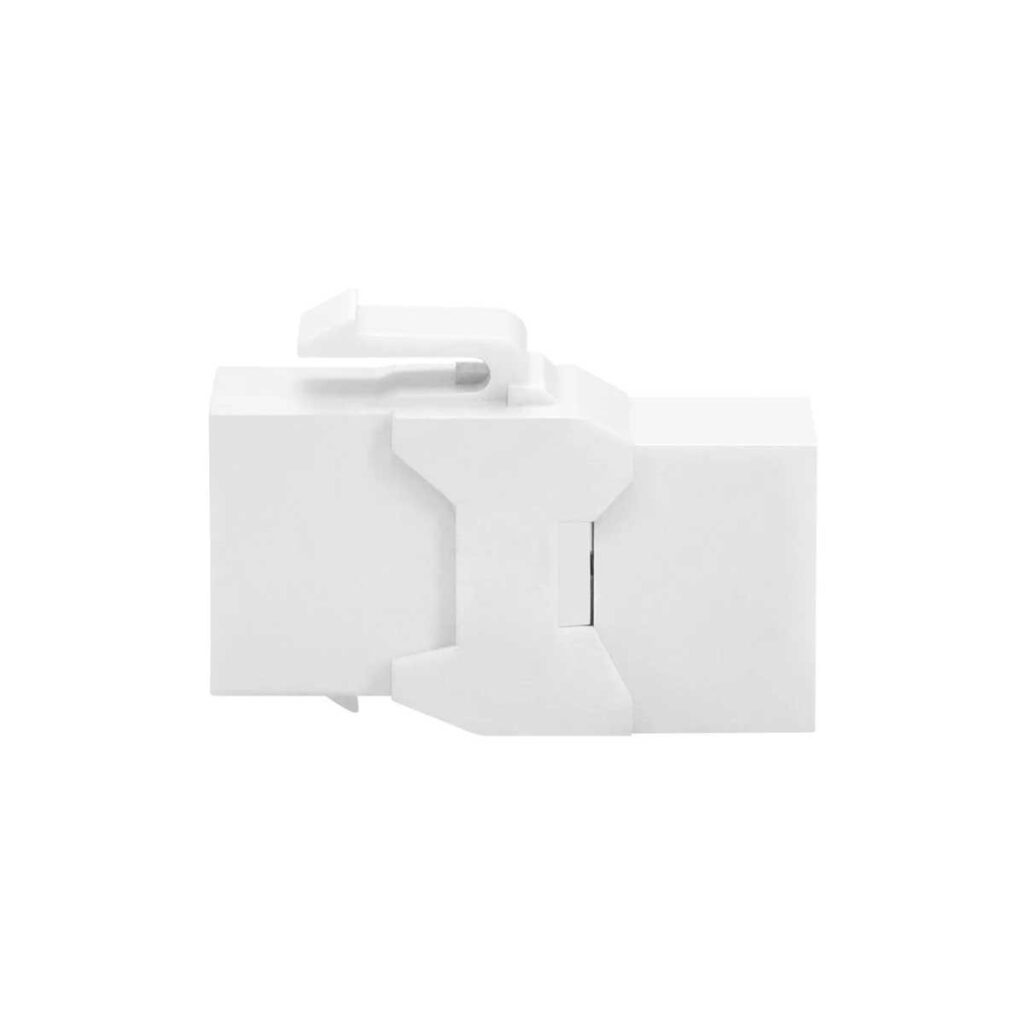 Cat6 Inline Coupler Type Keystone Jack,White