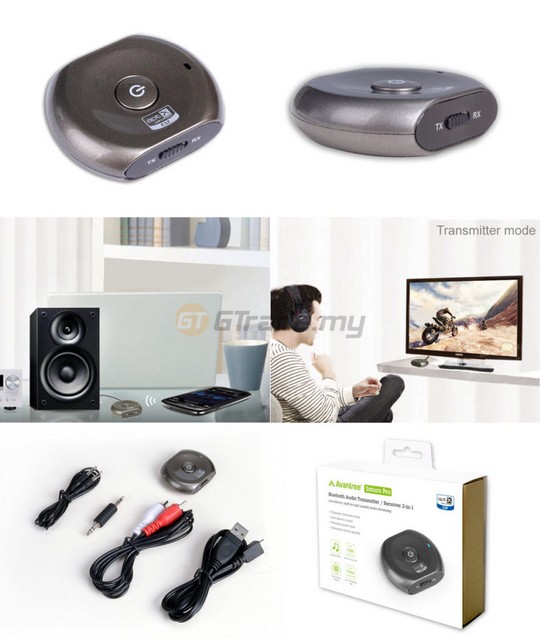 Avantree Saturn Pro Low latency Wireless receiver+transmitter