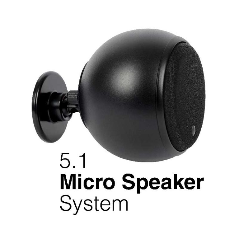 Gallo Acoustics Micro SE 5.1 Sphere Wall System – Rapallo