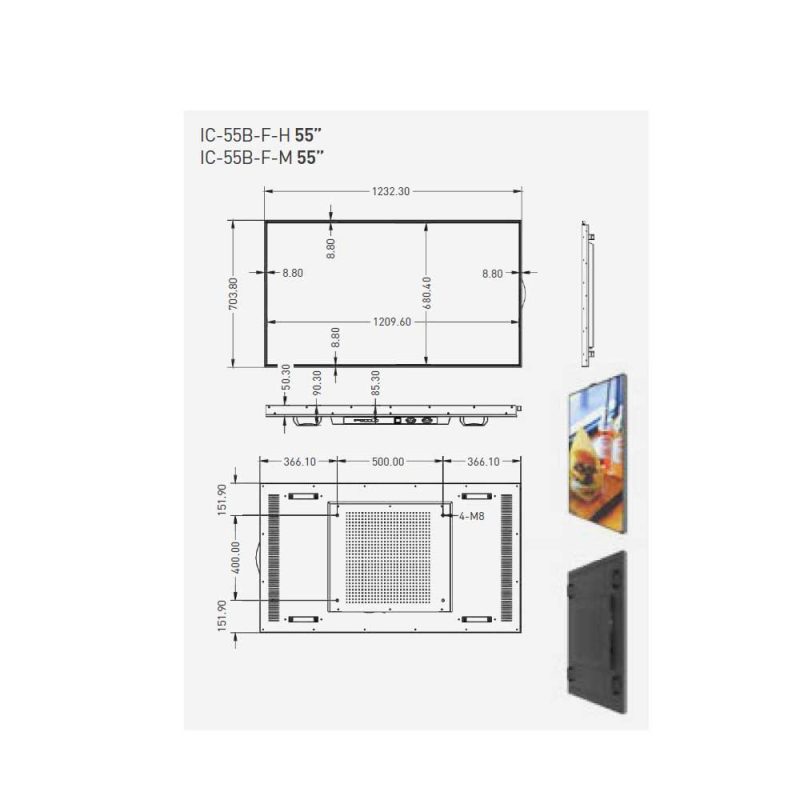 Panasonic Single Sided Window-Facing Digital Signage – Rapallo