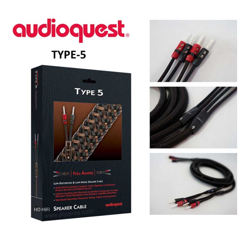 AudioQuest Type 5 Speaker Cable With Termination – Rapallo