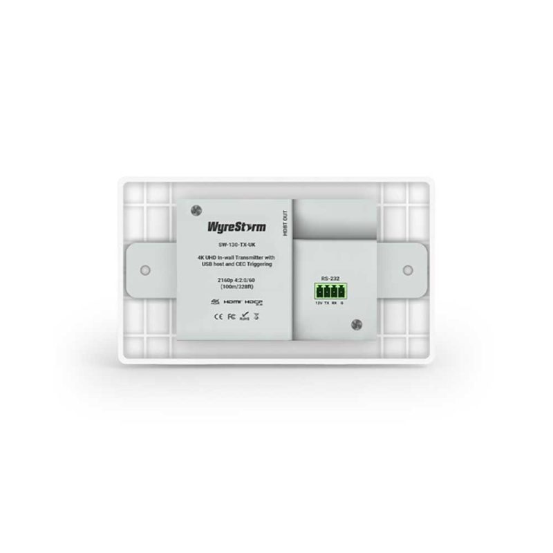 WyreStorm 3-Input In-wall HDBaseT Transmitter – Rapallo