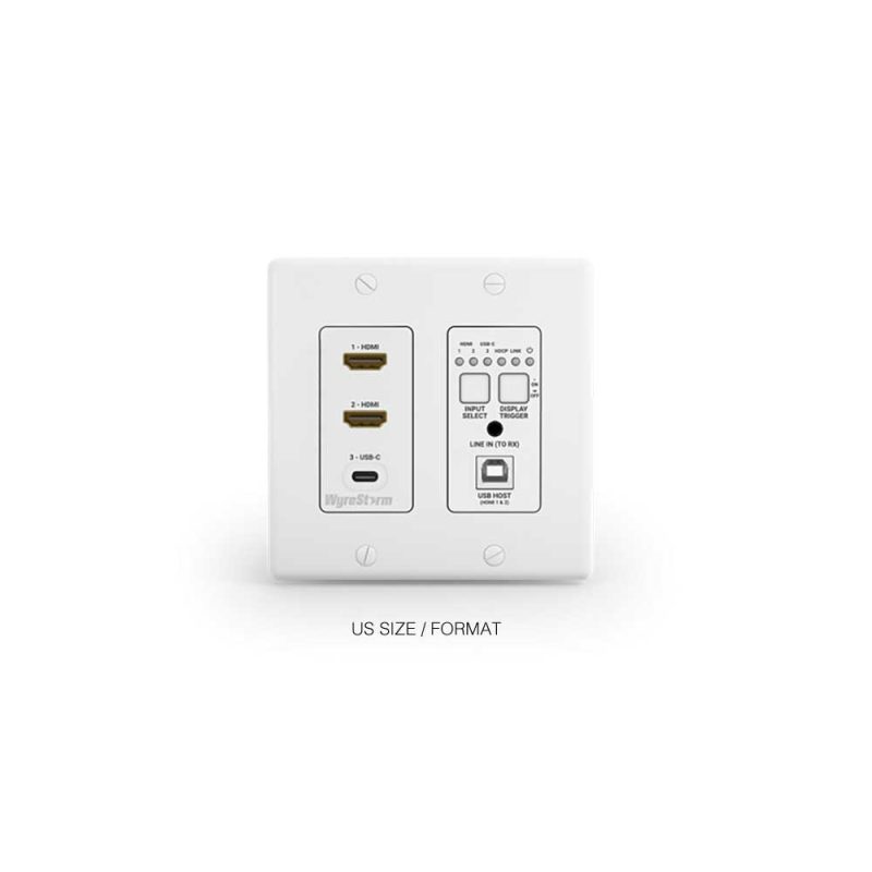 WyreStorm 3-Input In-wall HDBaseT Transmitter – Rapallo