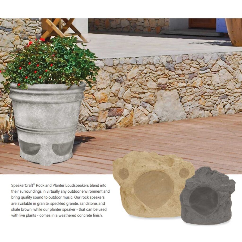 SpeakerCraft SC-PS6Si Concrete Planter Speaker – Rapallo