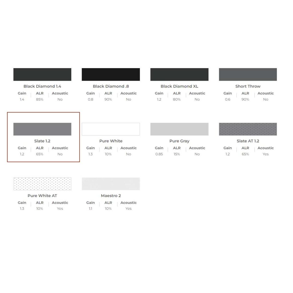 Screen Innovations Zero Edge Fixed Projection Screen – Rapallo