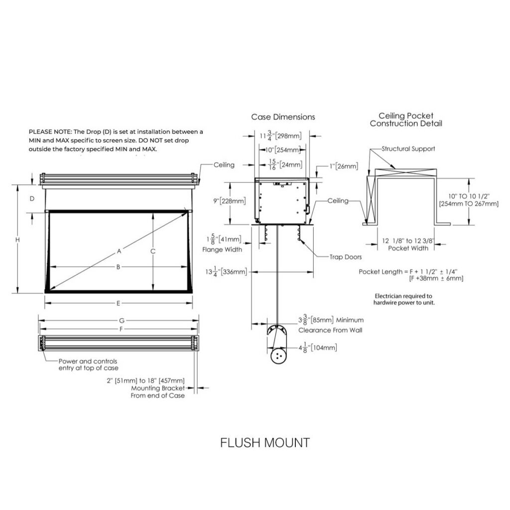 Screen Innovations Zero-G Projection Screen – Rapallo