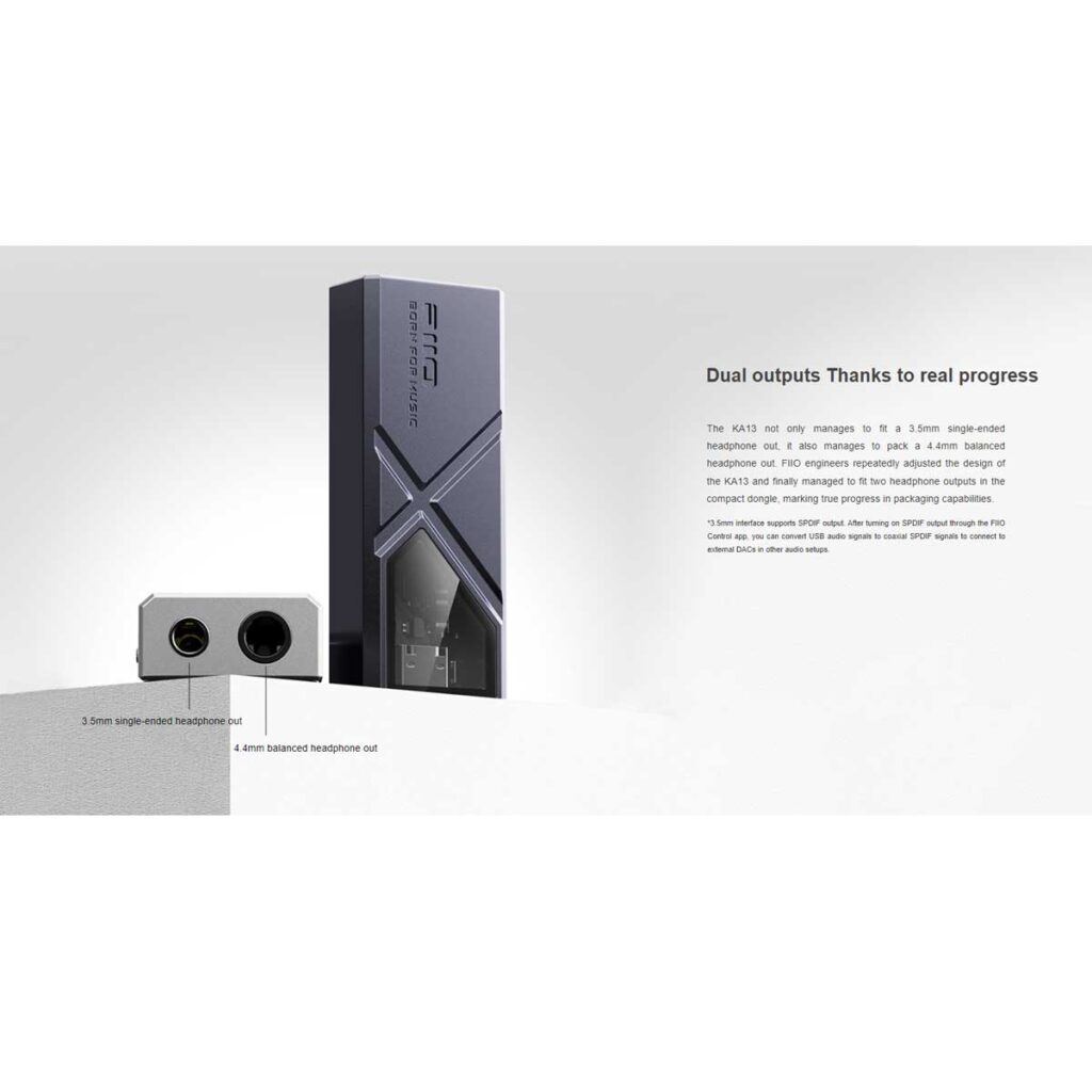 FiiO KA13 Portable DAC and Headphone Amplifier – Rapallo