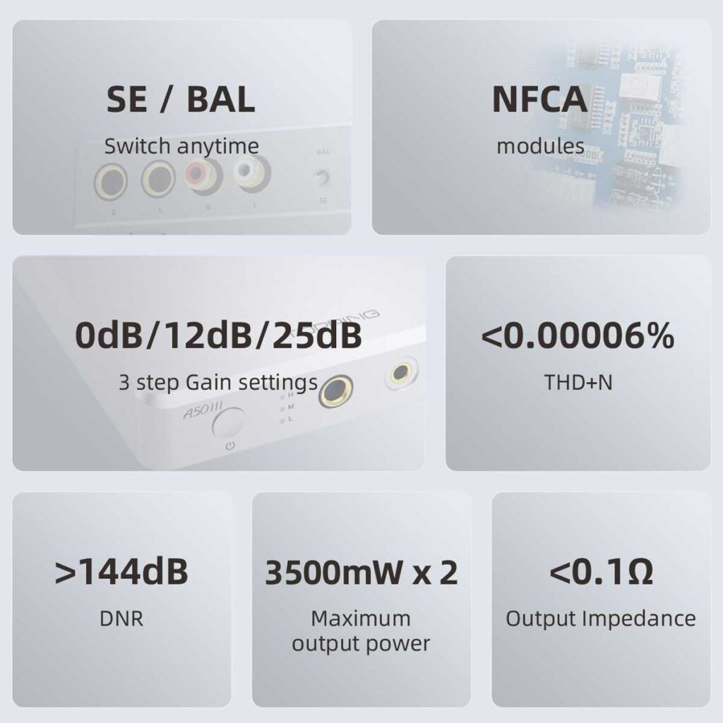 Topping A50 III Desktop Headphone Amplifier – Rapallo