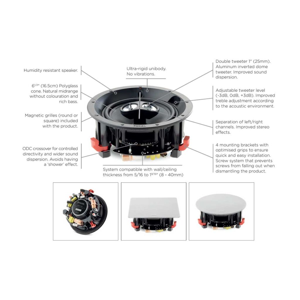Focal 100 IC6ST Stereo Speaker – Rapallo