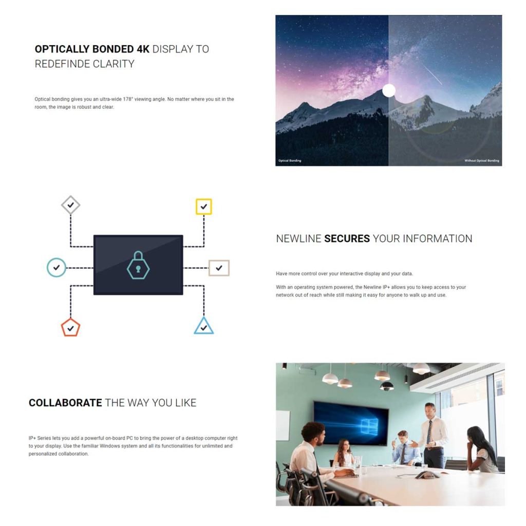 Newline IP+ 4K Interactive Display – Rapallo