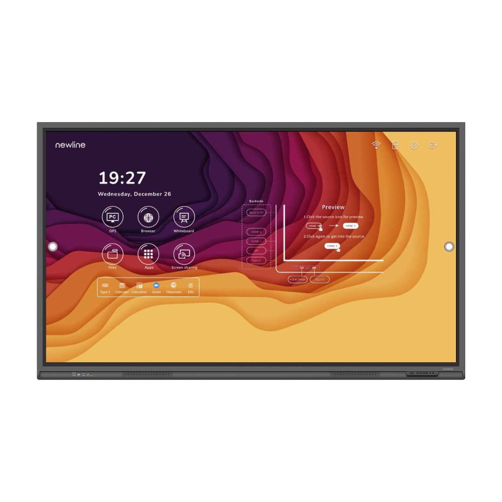 Newline Q Series High Performance Interactive Displays – Rapallo