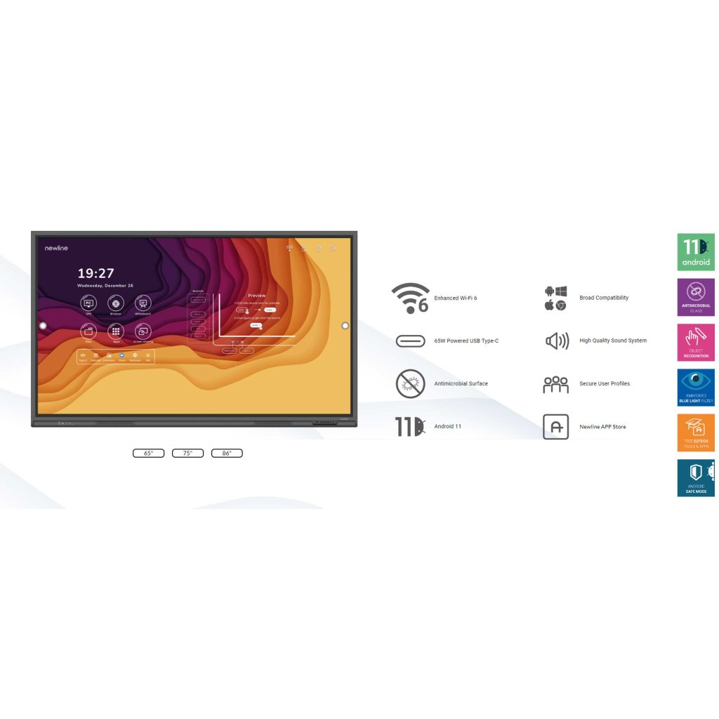 Newline Q Series High Performance Interactive Displays – Rapallo