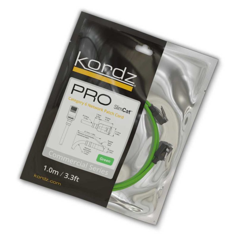 Kordz PRO SlimCat™ Cat6 Patch Cord – Rapallo