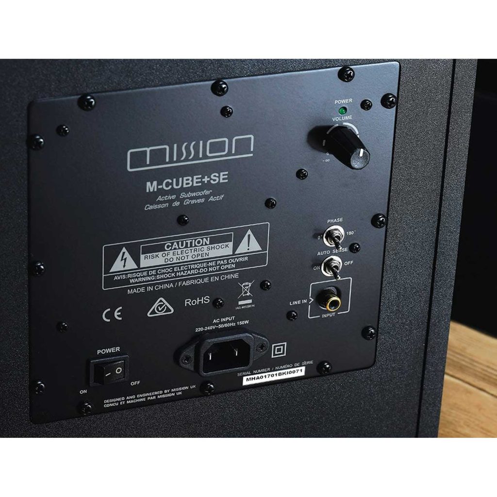 Mission M-CUBE+SE 5.1 Satellite & Subwoofer Pack – Rapallo