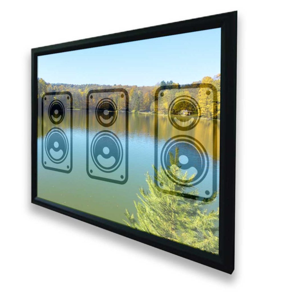 120" Indigo 4:3 Fixed Frame Acoustic Screen – Rapallo