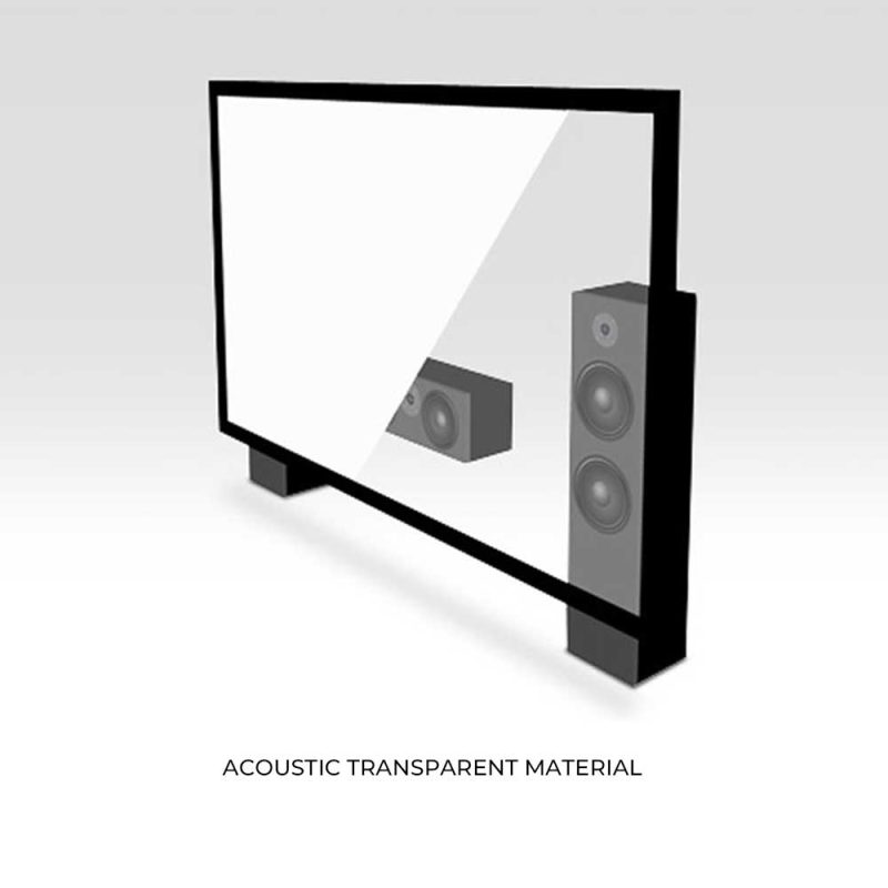 120" Indigo 4:3 Fixed Frame Acoustic Screen – Rapallo
