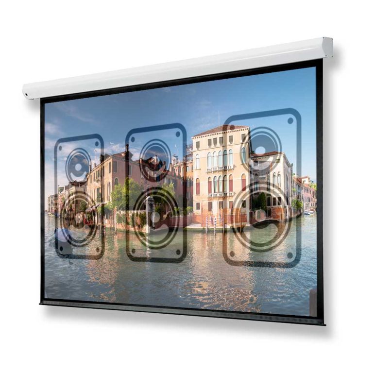 200" Indigo 16:9 Motorised Acoustic Screen – Rapallo