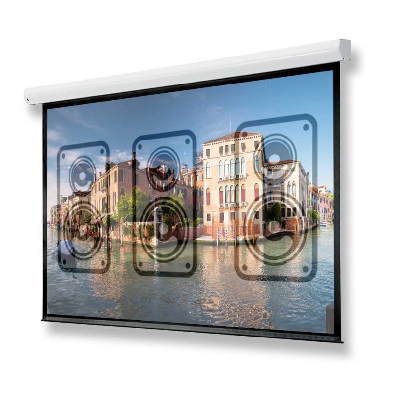 200" Indigo 16:9 Motorised Acoustic Screen – Rapallo
