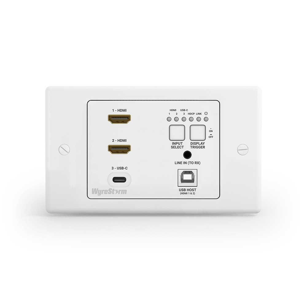 WyreStorm 3-Input In-wall HDBaseT Transmitter – Rapallo
