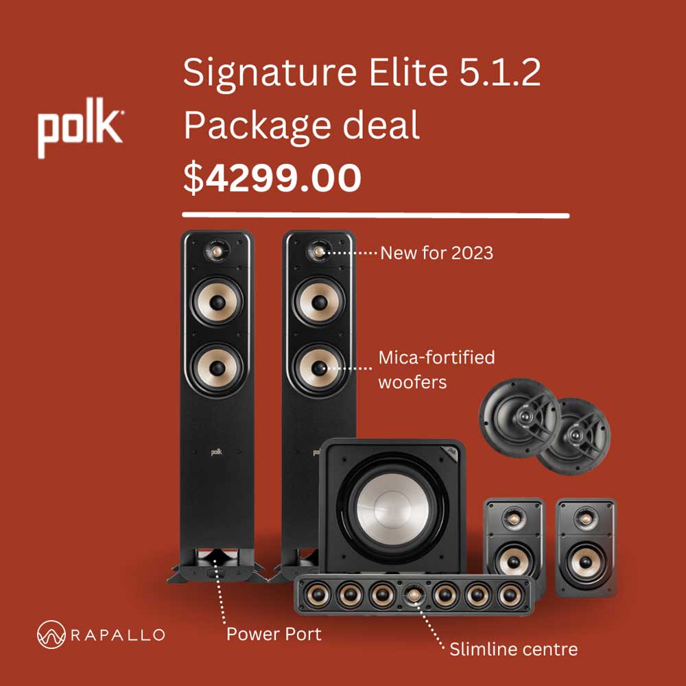 Polk Signature Elite Home Theatre 5.1.2 – Rapallo